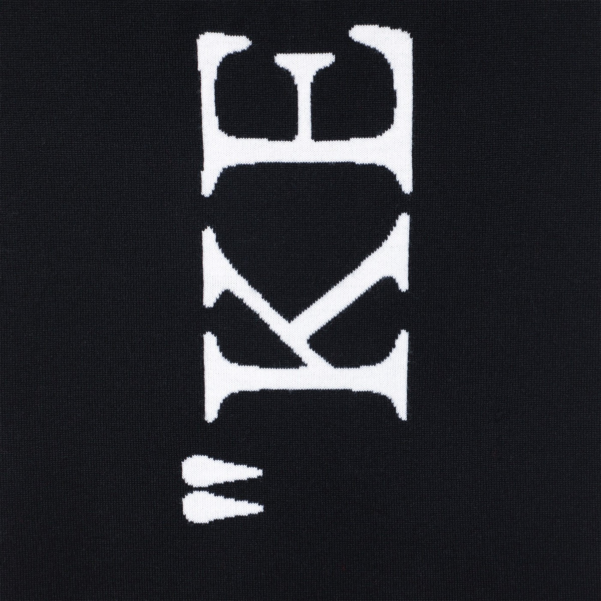 Off White™ Keep Warm Black/White Wool Scarf | Balardi