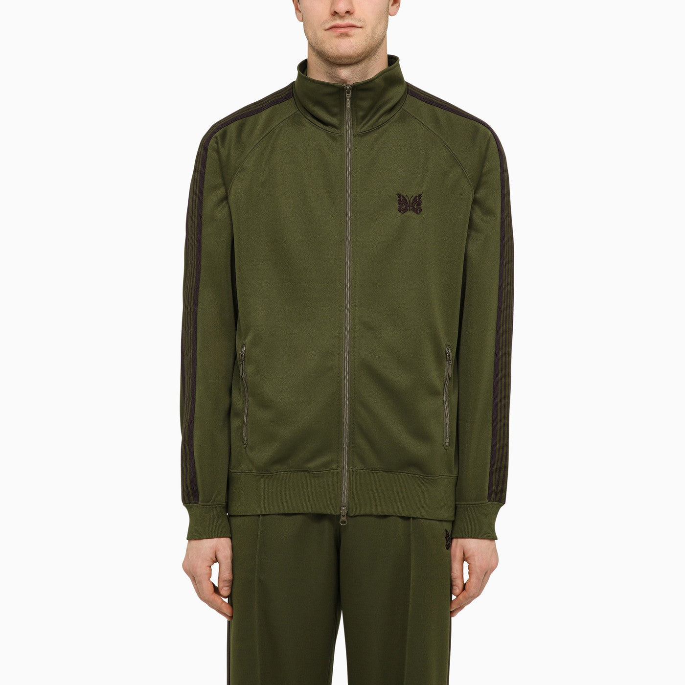 Needles Olive Green Track Sweatshirt – Balardi