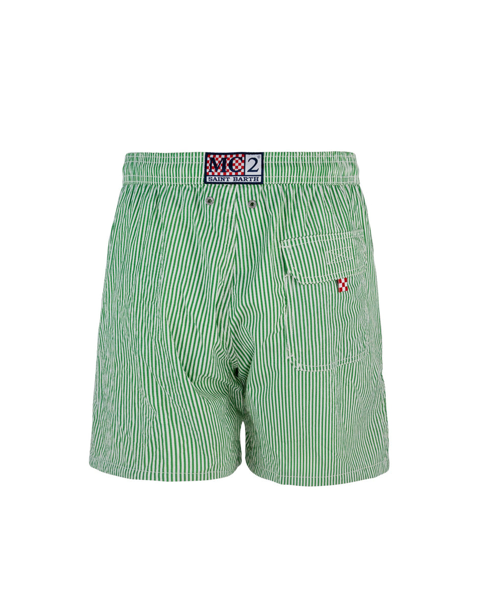 Mc2 Saint Barth Costume Patmos Riga Verde | Balardi