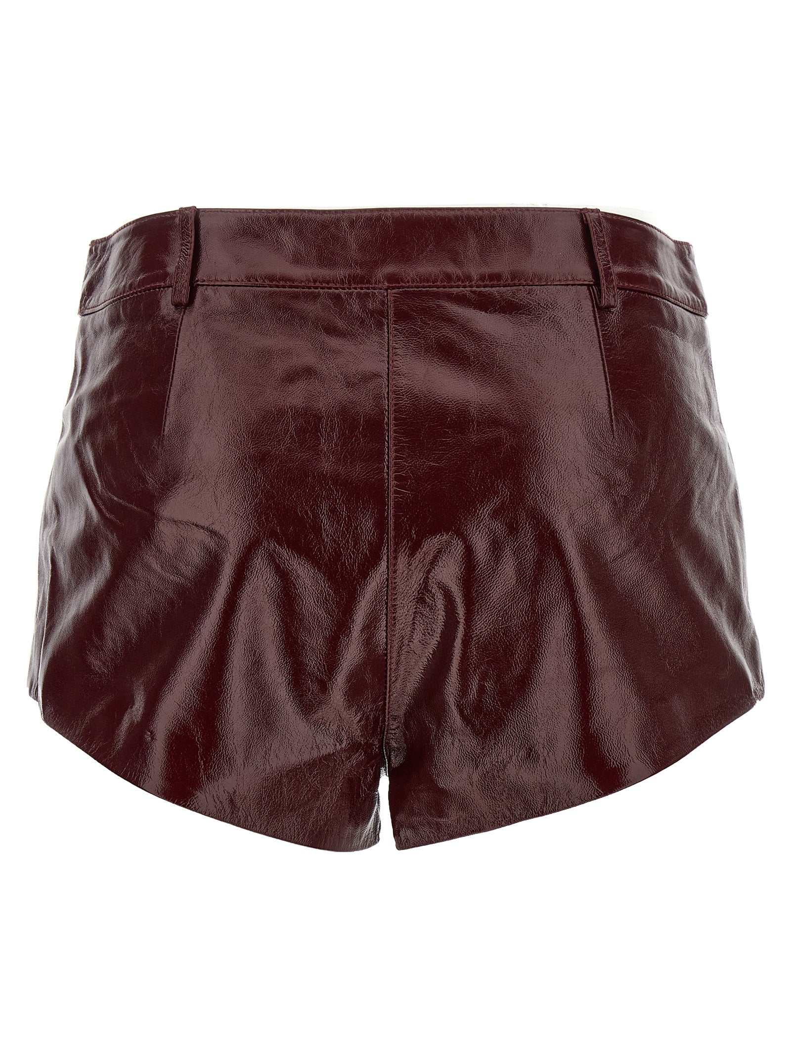 Self Portrait Craqué Leather Shorts – Balardi