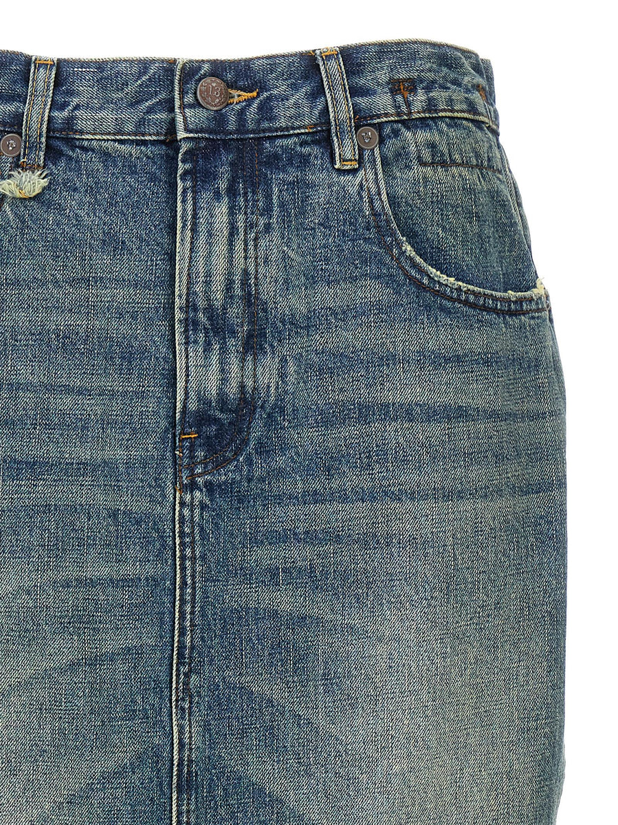 R13 Midi Denim Skirt | Balardi