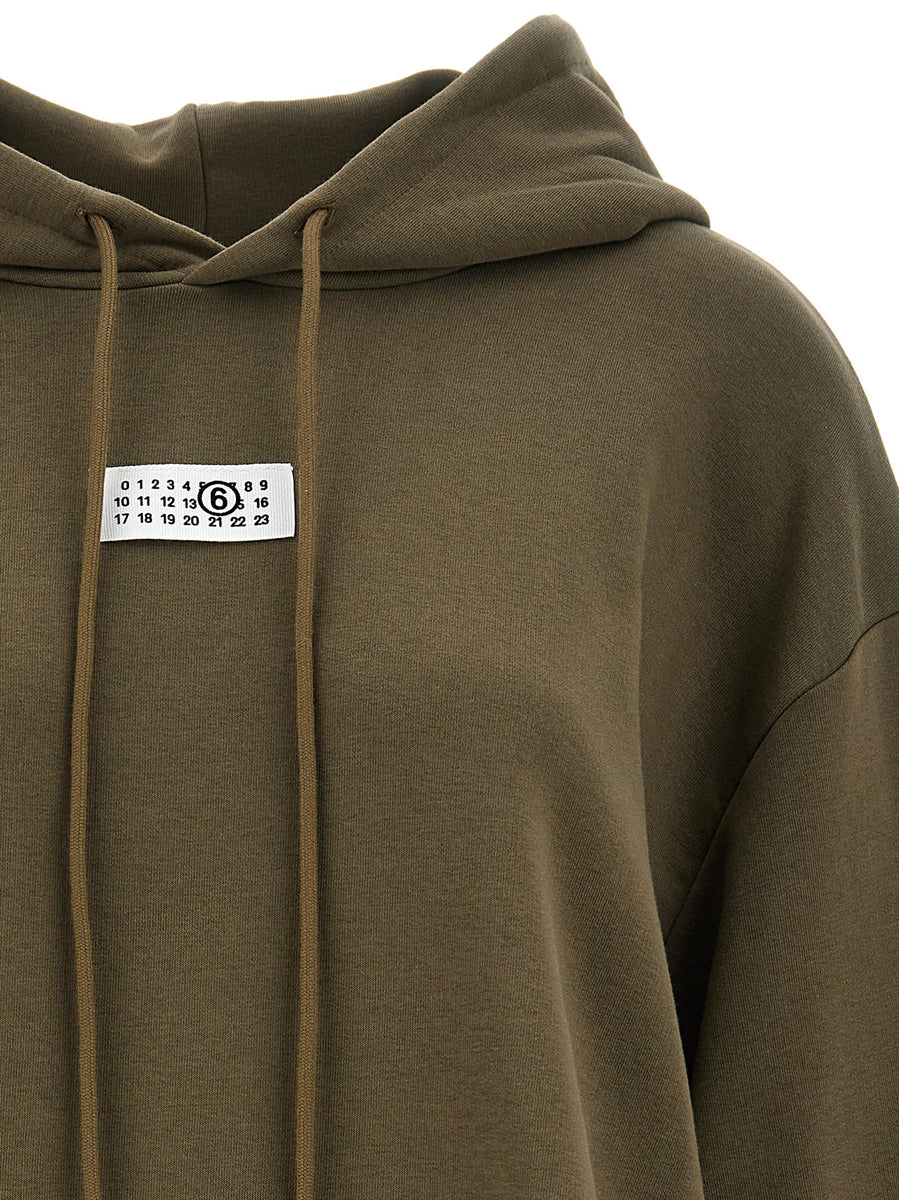 Mm6 Maison Margiela Logo Label Hoodie | Balardi