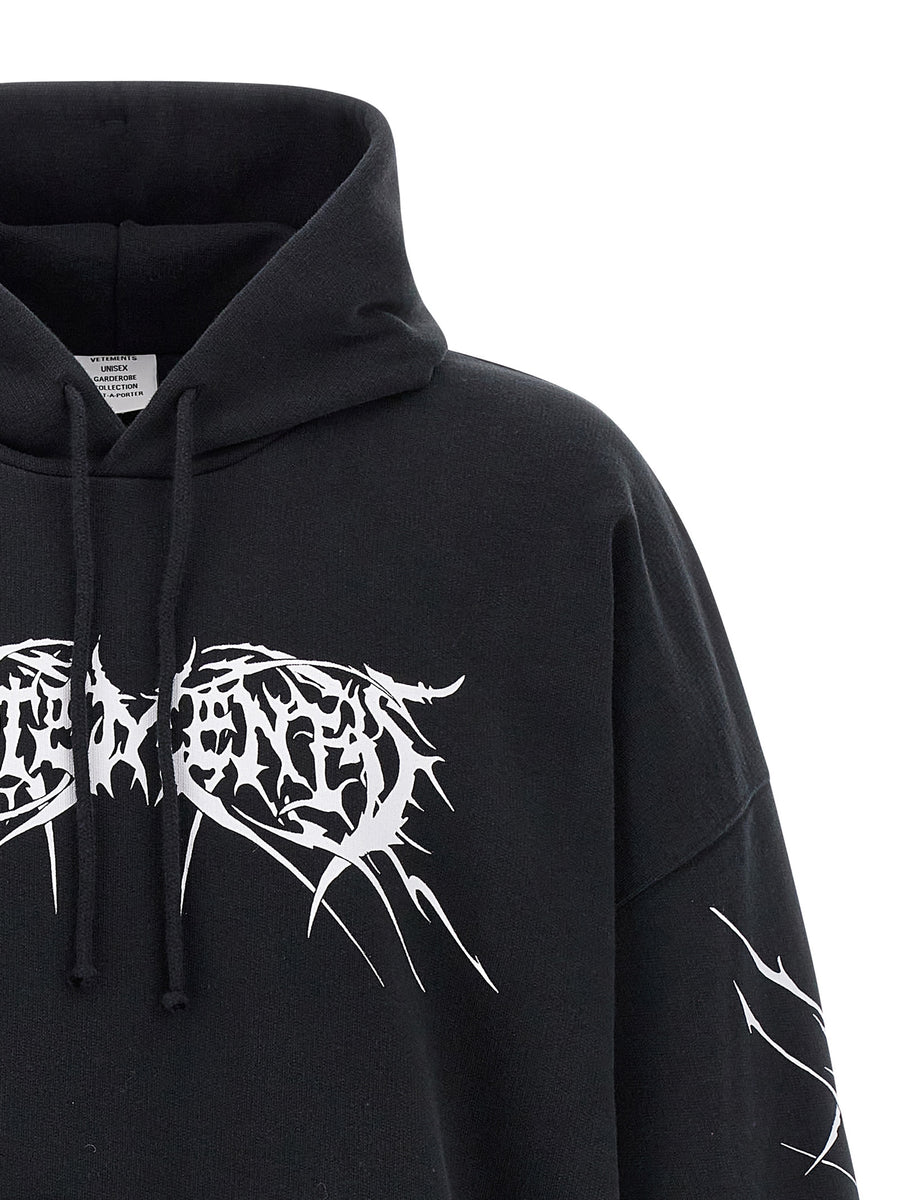 Vetements 'Black Death Metal' Hoodie | Balardi