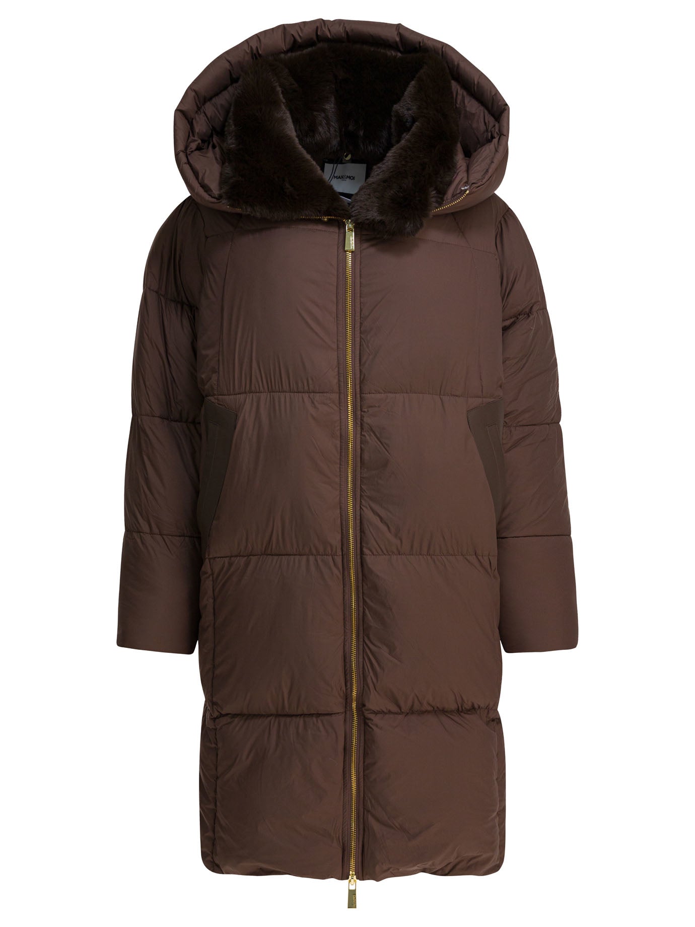 Max&Moi Long Down Jacket With Over Hood – Balardi