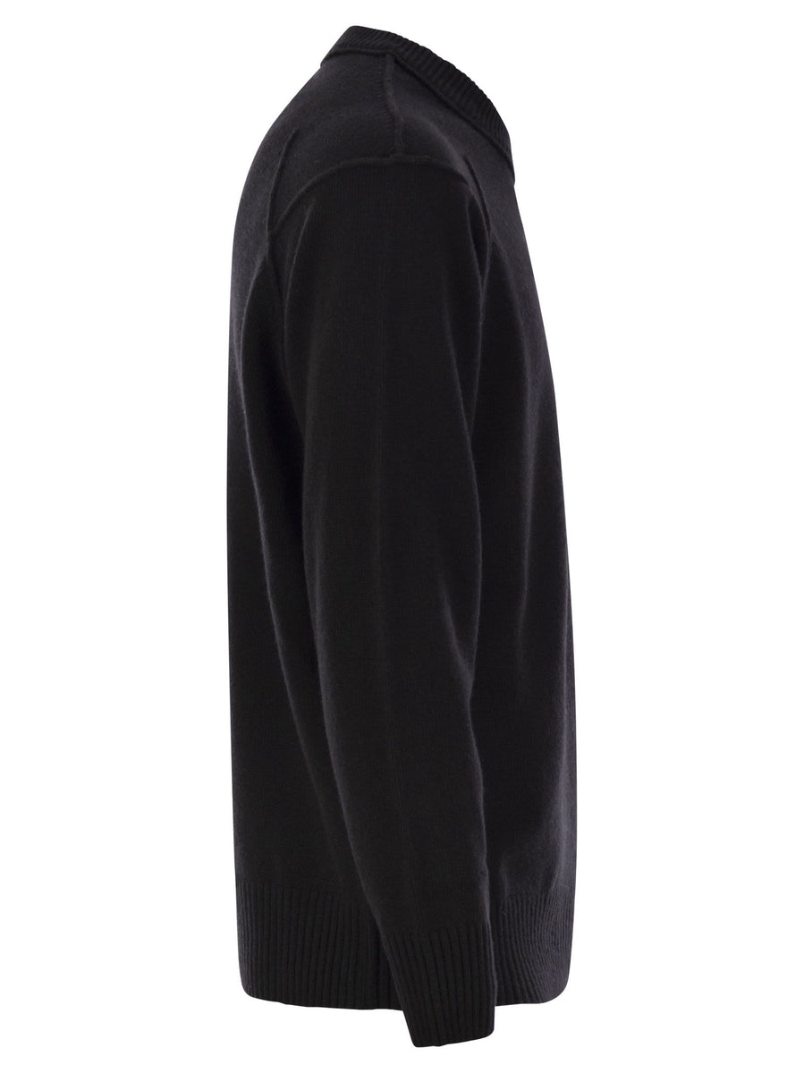 Cp Company Lambswool Crew Neck Sweater | Balardi