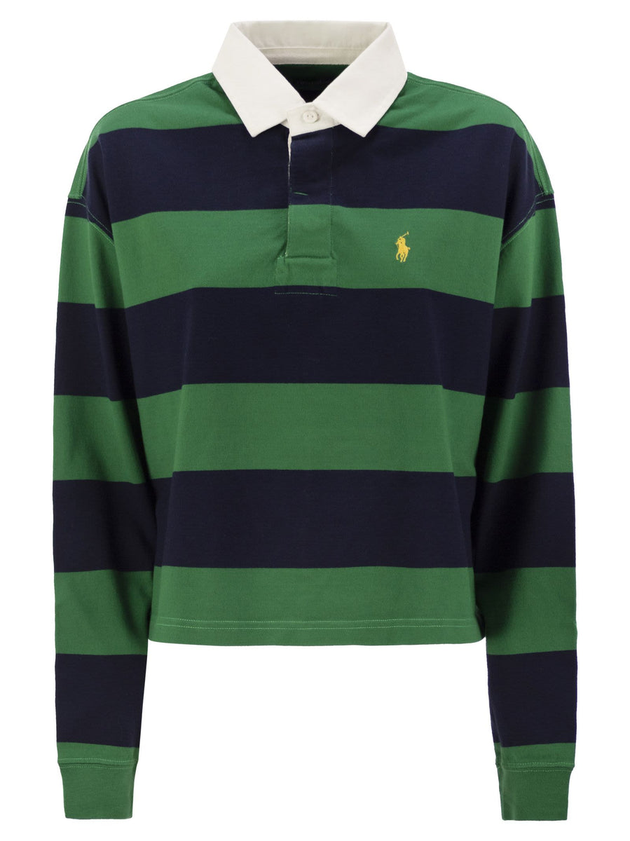 Polo Ralph Lauren Striped Jersey Rugby Shirt | Balardi