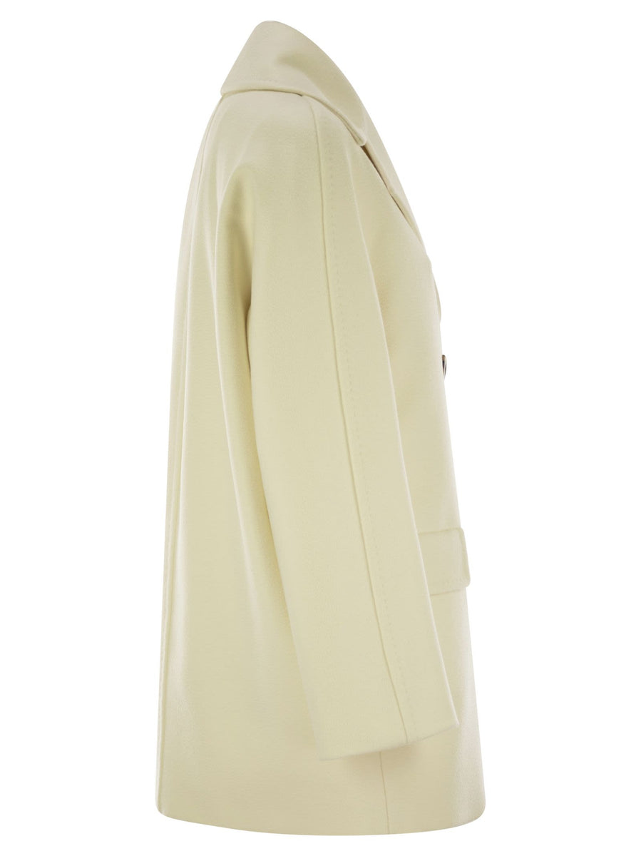 Max Mara Studio Kent Double Breasted Wool Caban | Balardi