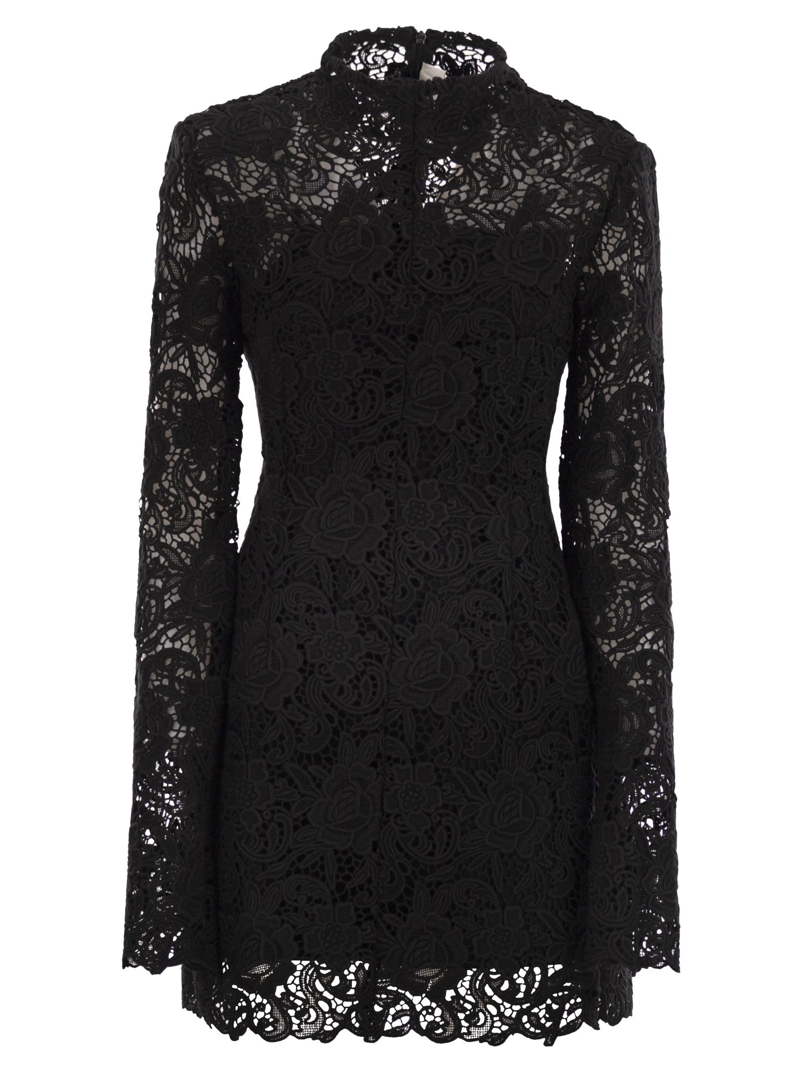 Sportmax Tefrite05 Short Floral Macramé Dress – Balardi