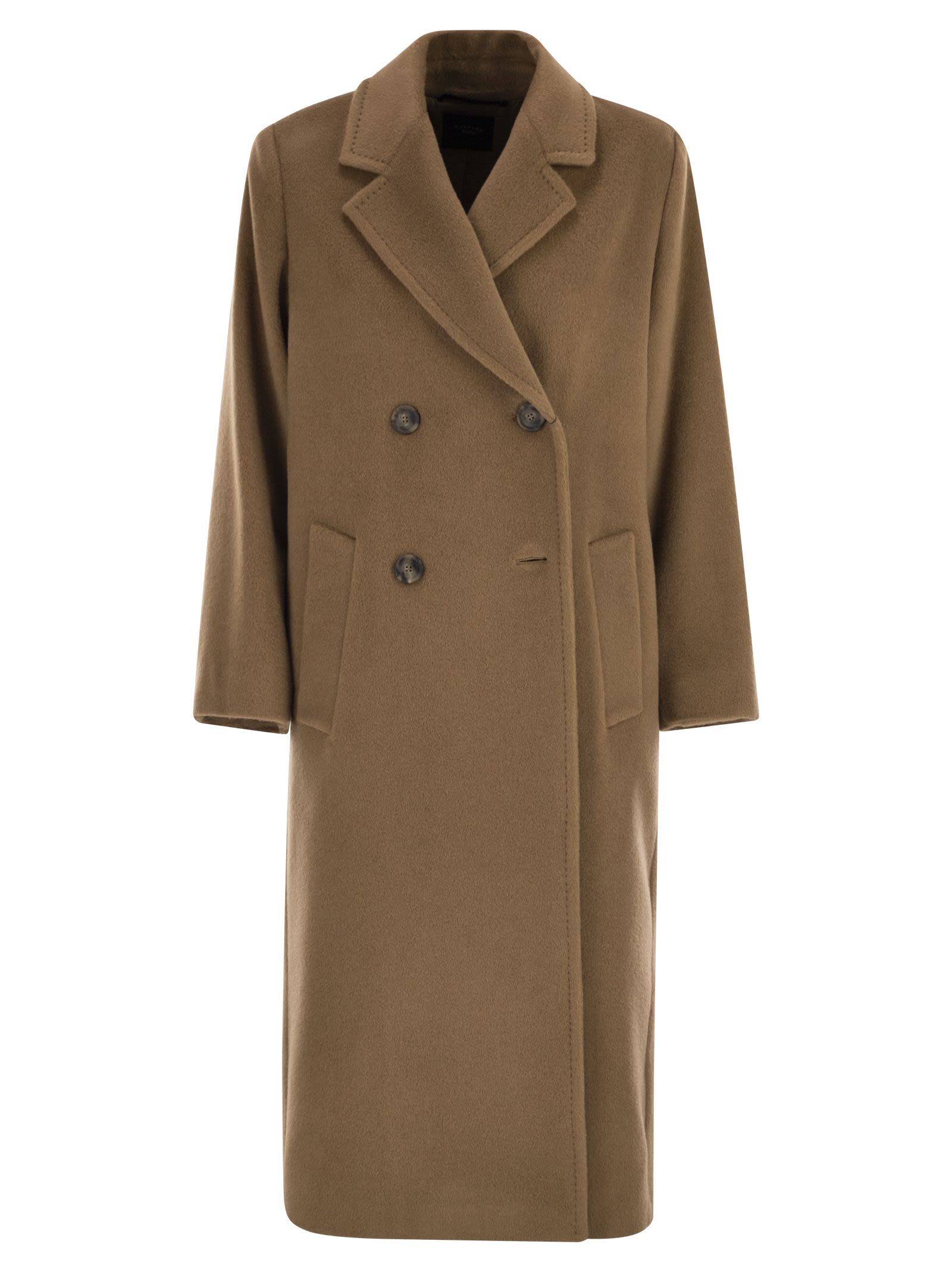Weekend Maxmara Zufolo Double Breasted Coat In Wool And Alpaca – Balardi