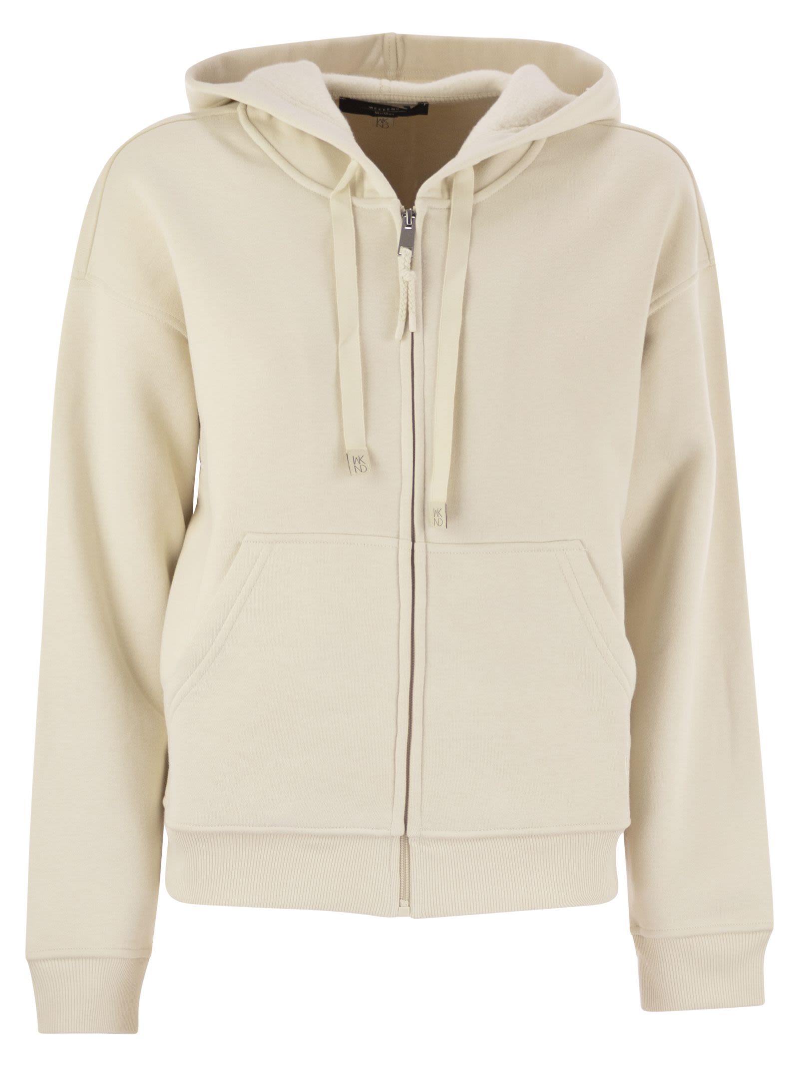 Weekend Max Mara Dog Cotton Zipped Sweatshirt – Balardi