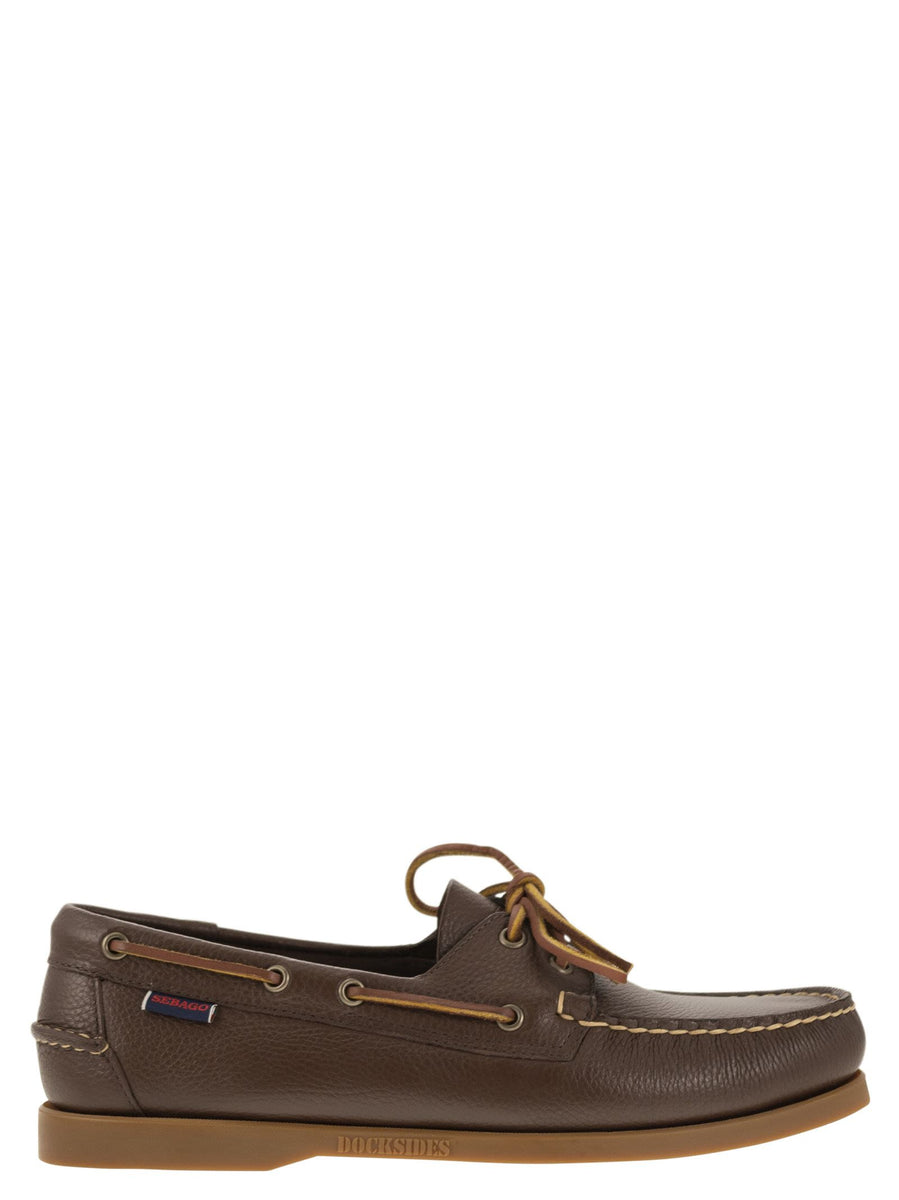 Sebago Portland Moccasin With Grained Leather | Balardi