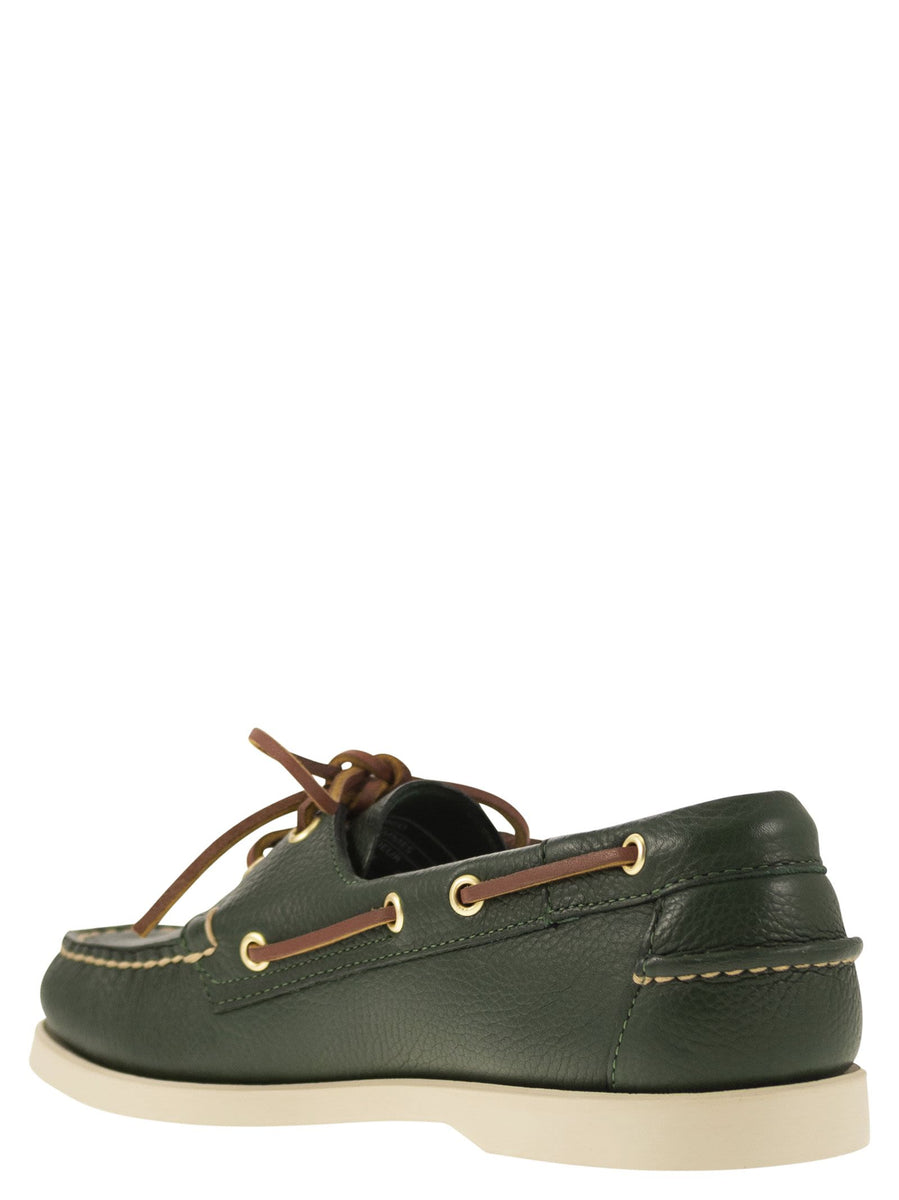 Sebago Portland Moccasin With Grained Leather | Balardi