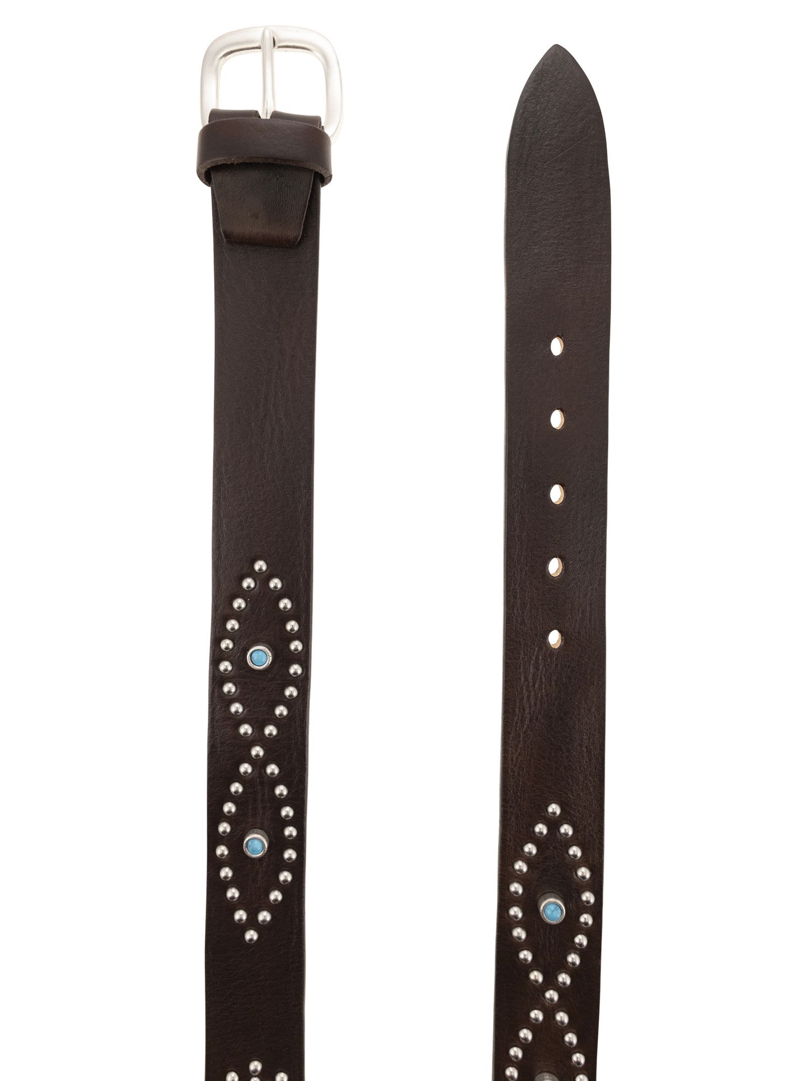 Alberto Luti Studded Leather Belt – Balardi