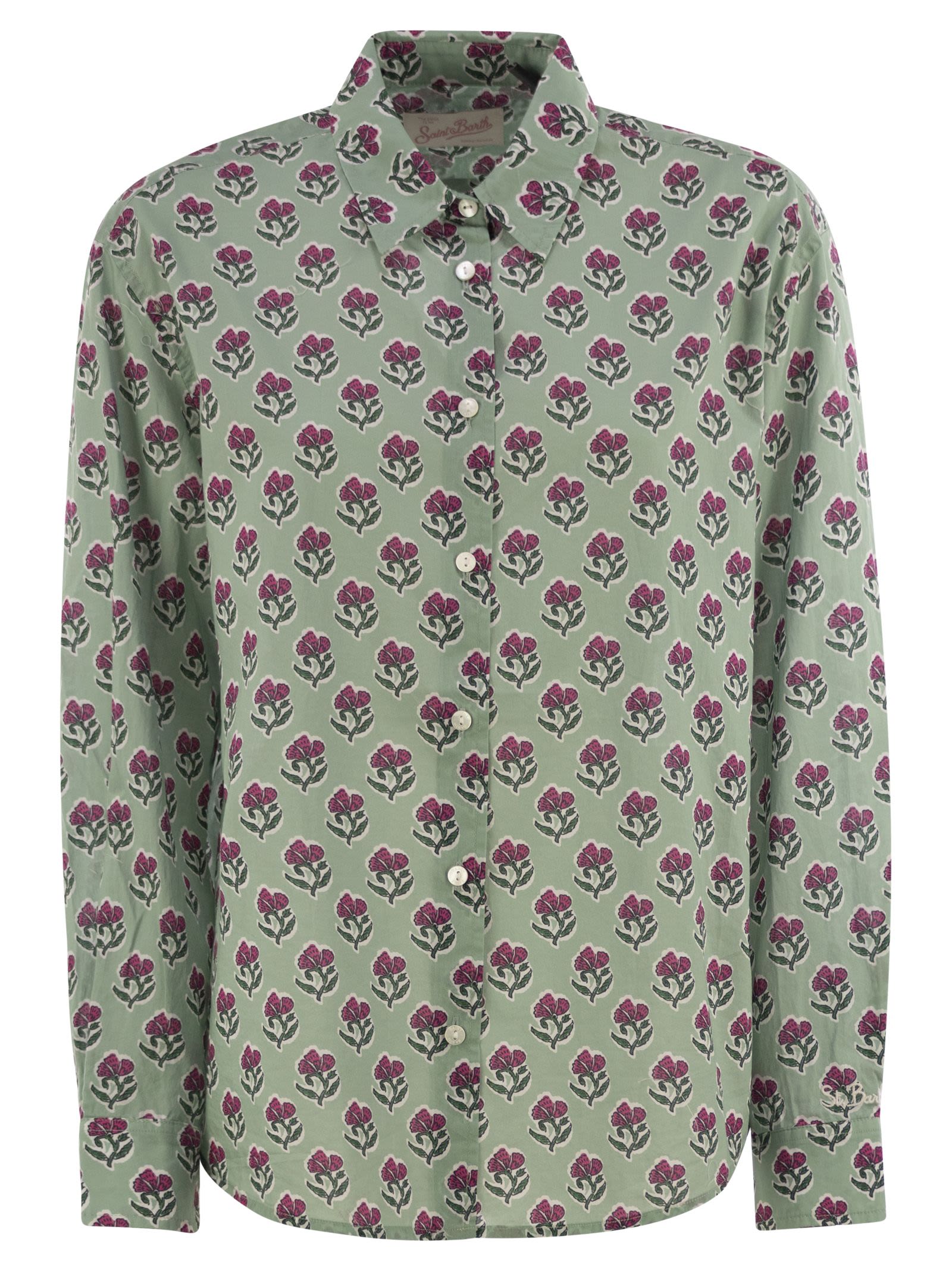 Mc2 Saint Barth Meredith Cotton Shirt With Pattern – Balardi