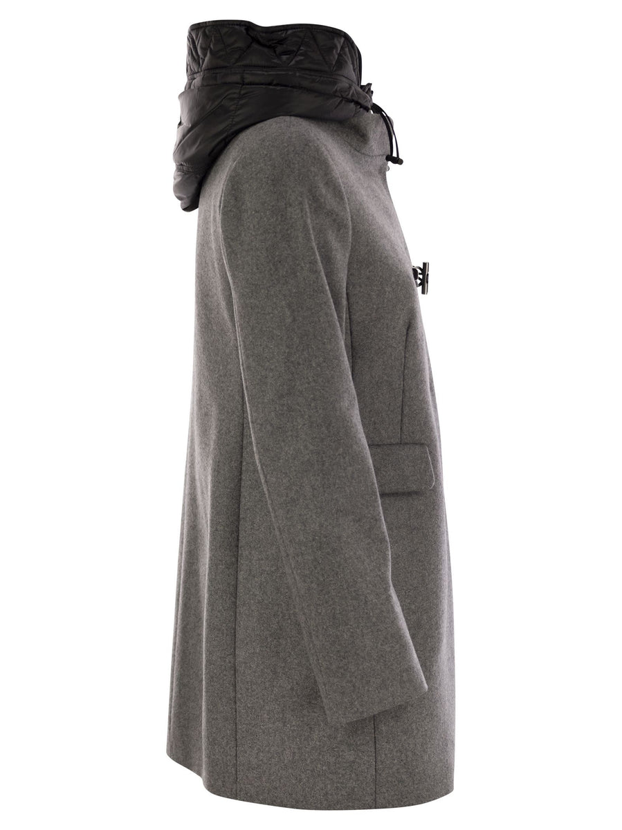Fay Toggle Coat In Wool Cloth | Balardi