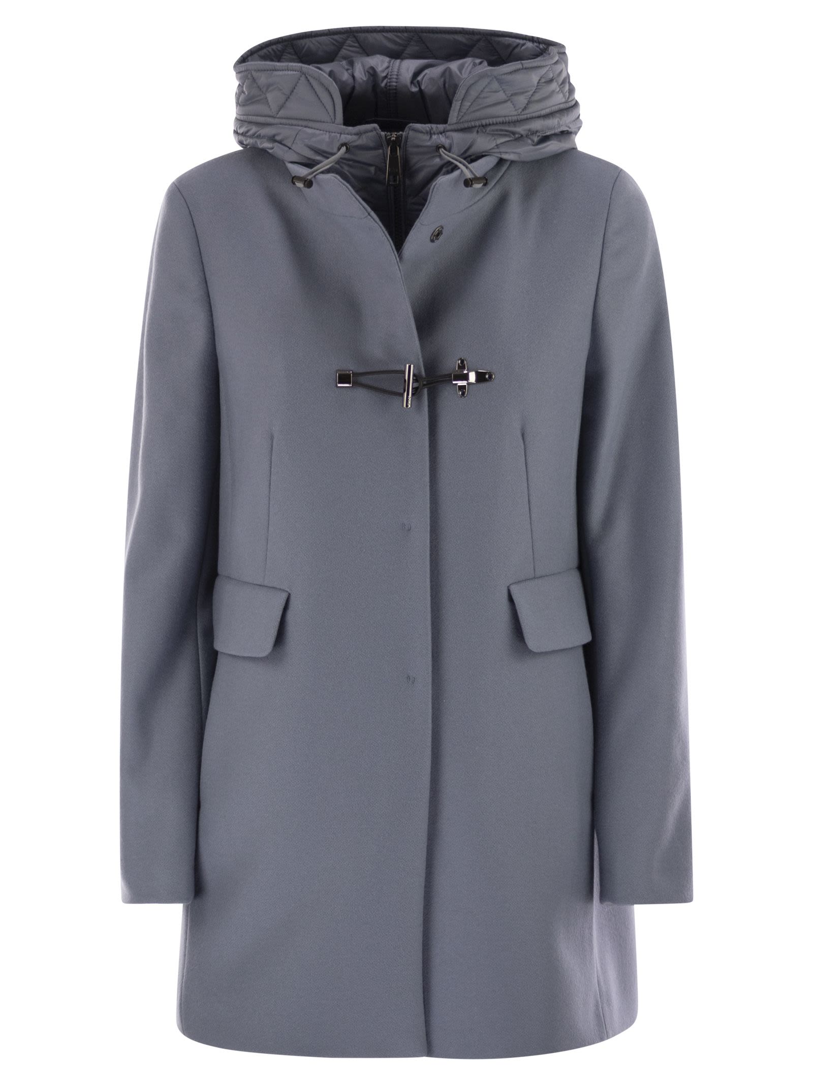 Fay Toggle Coat In Wool Cloth – Balardi