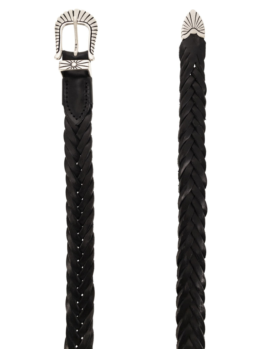 Alberto Luti Suede Braided Belt | Balardi