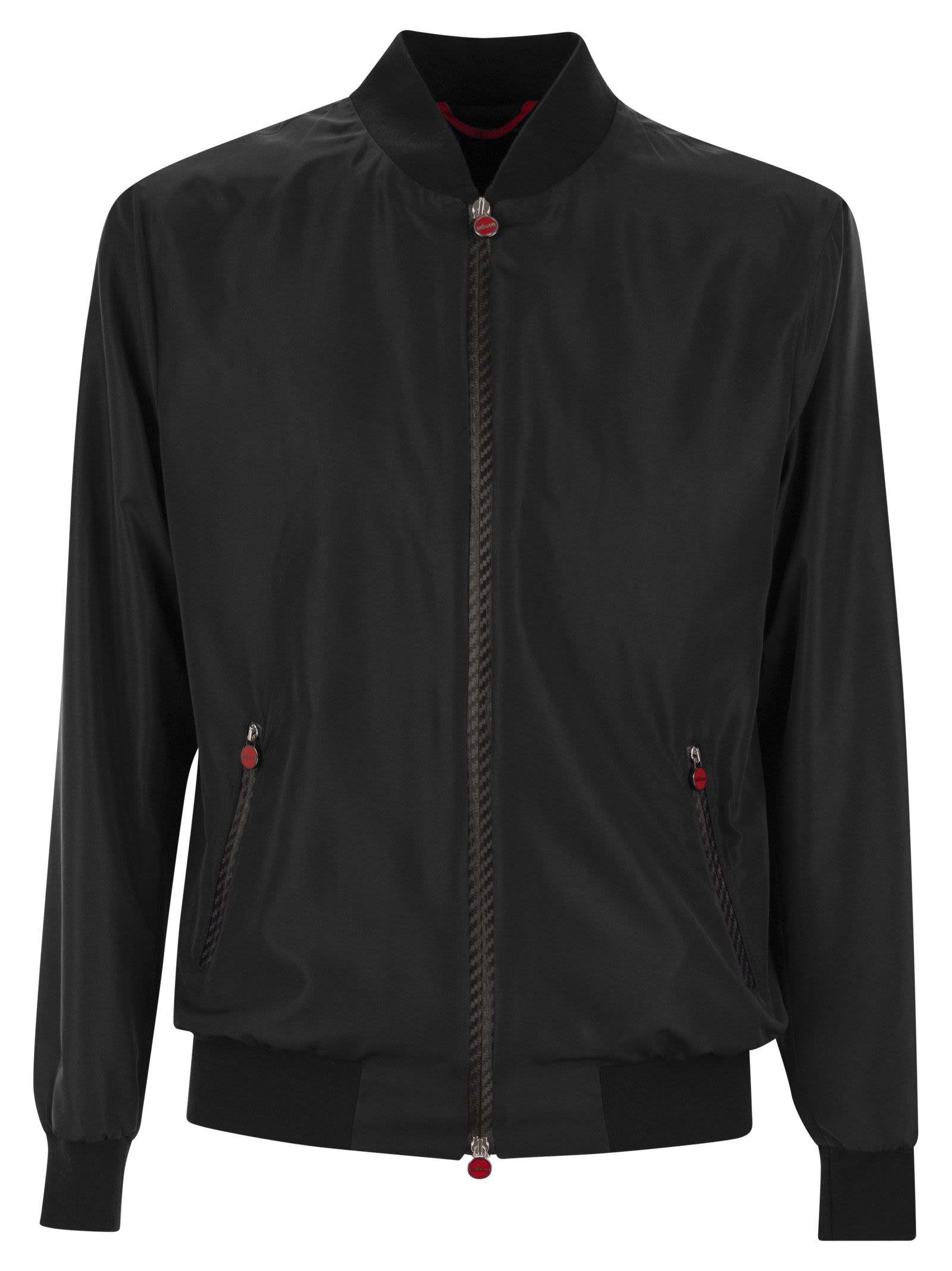 Kiton Sea Bomber Jacket In Technical Fabric – Balardi