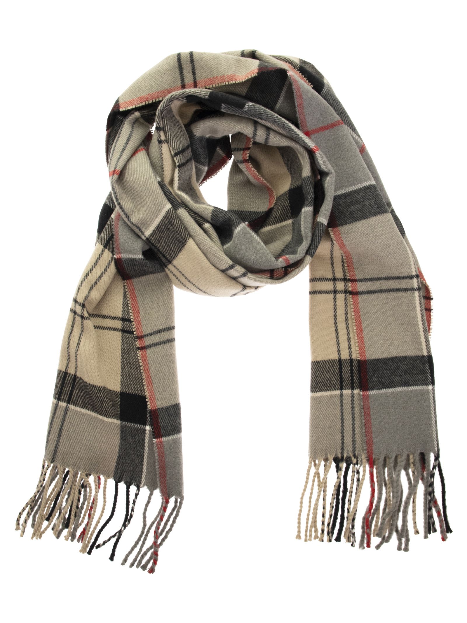 Barbour Scarf With Tartan Pattern – Balardi