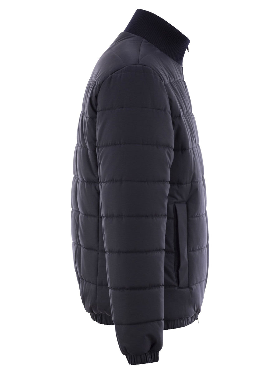 Kiton Technical Fabric Bomber Jacket | Balardi