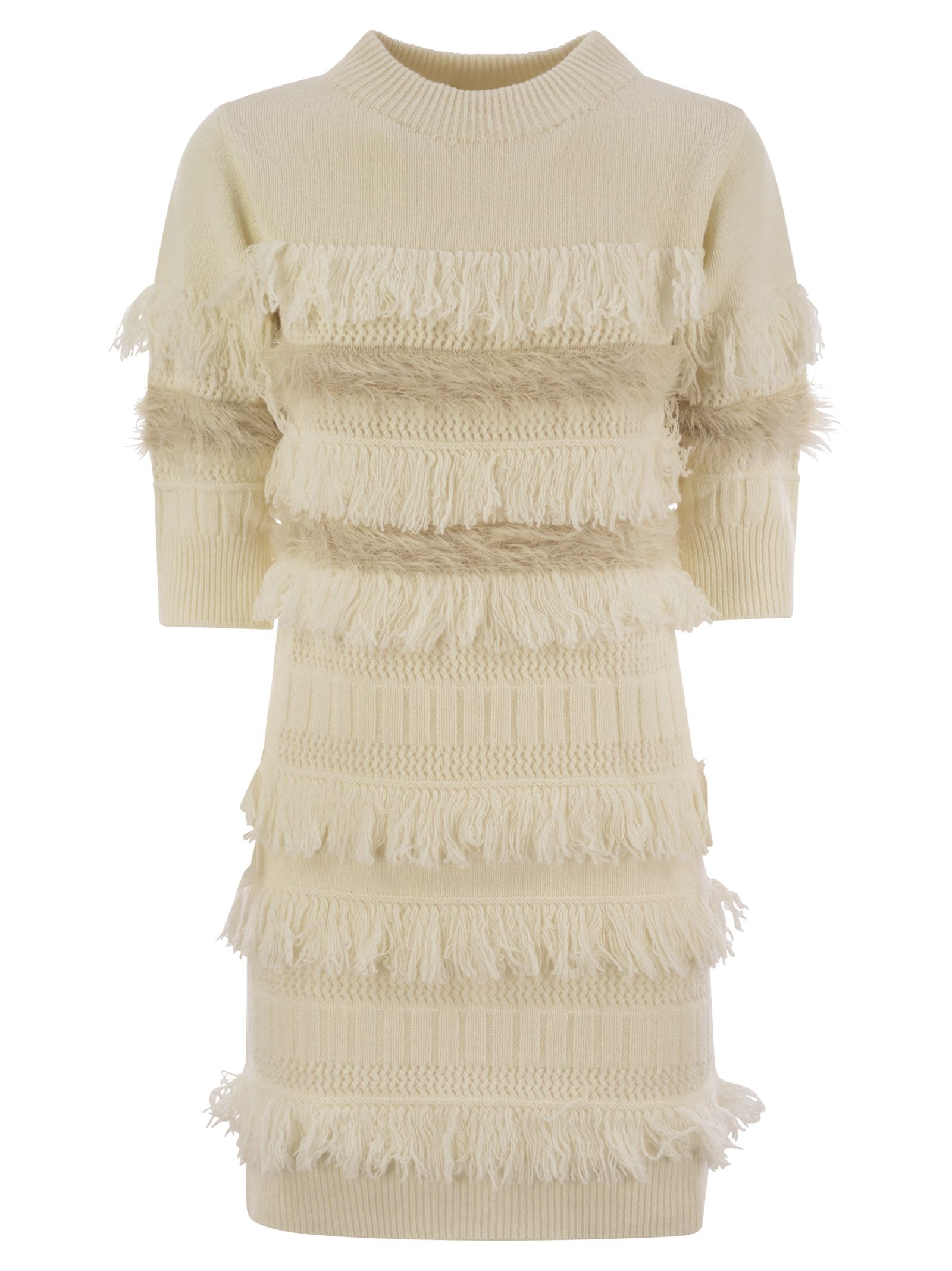 Vanisé Wool And Cashmere Blend Dress – Balardi