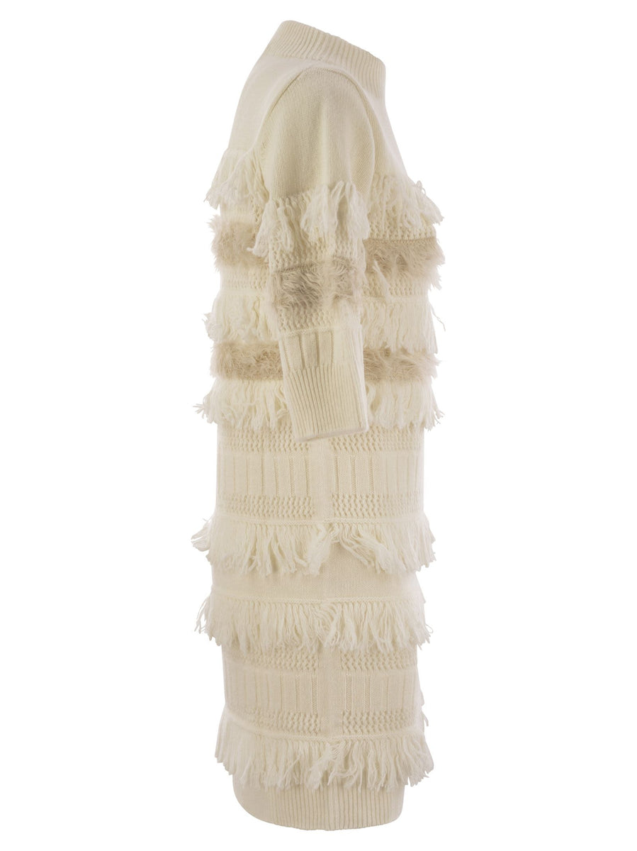 Vanisé Wool And Cashmere Blend Dress | Balardi