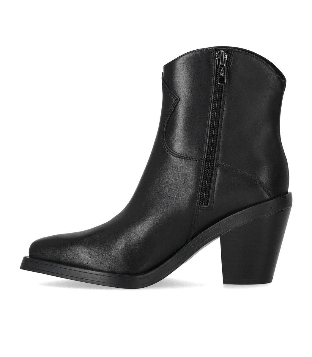 Ash Judy Black Texan Ankle Boot | Balardi
