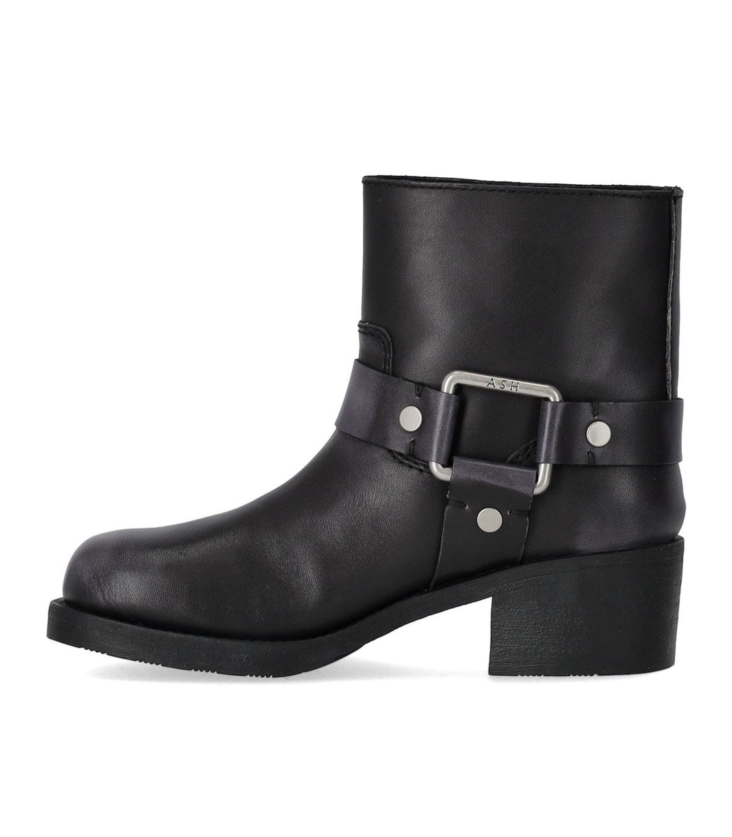 Ash Texas Black Ankle Boot | Balardi