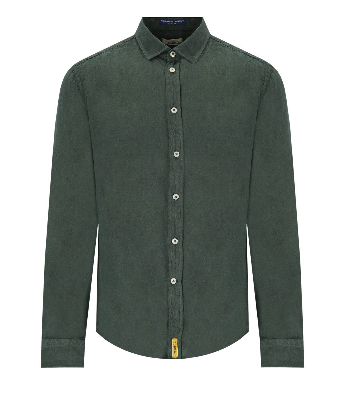 B D Baggies Brad Military Green Linen Shirt – Balardi