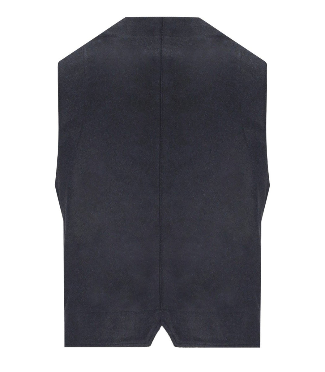 Bob Drug Dark Blue Single Breasted Vest | Balardi