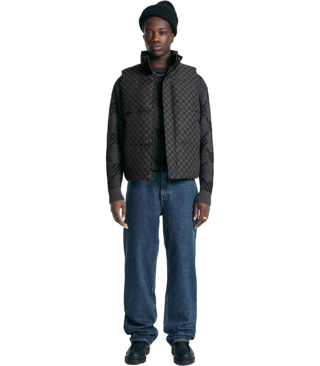 Daily Paper Pondo Black Monogram Vest | Balardi
