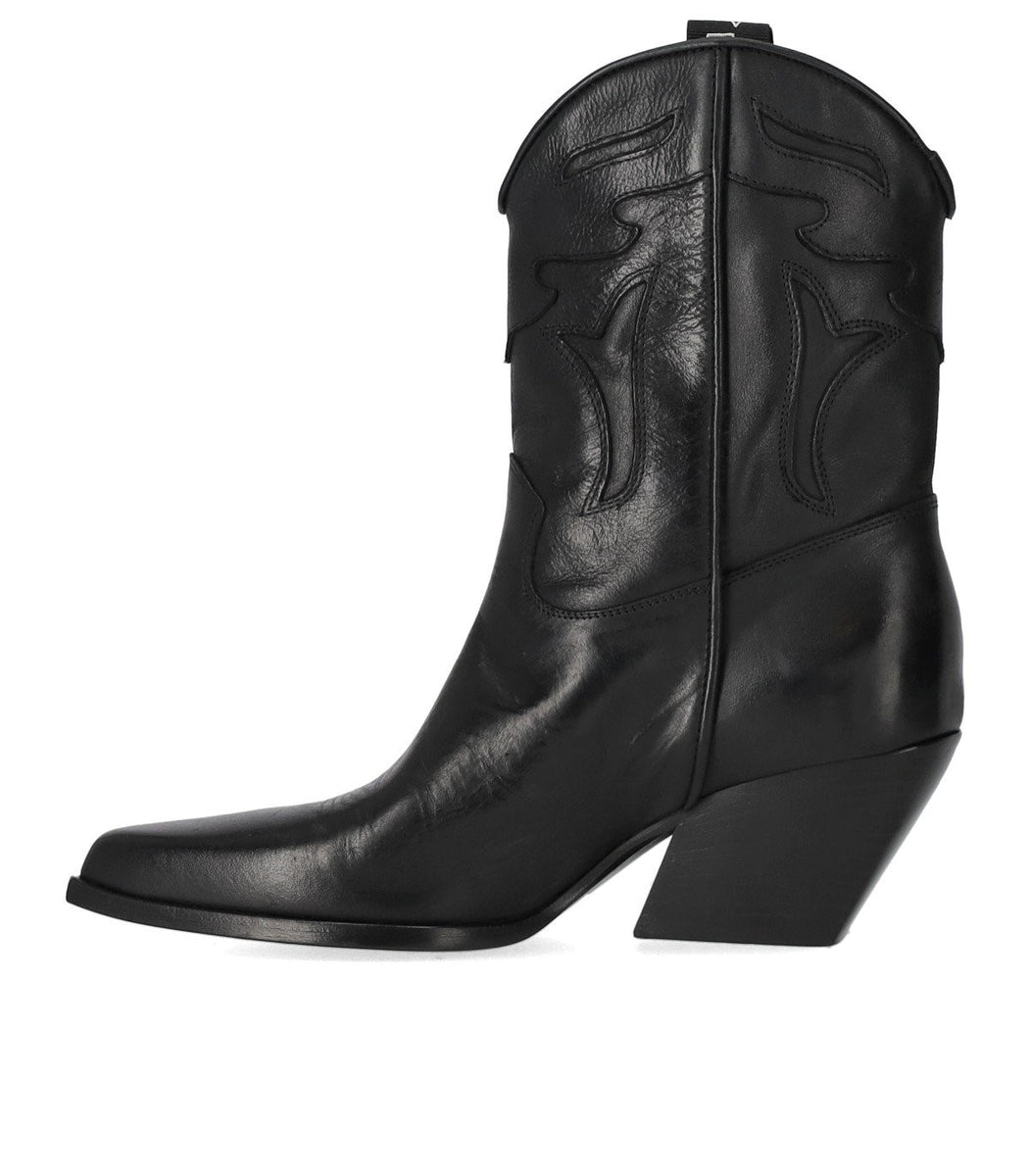 Elena Iachi Black Texan Boot | Balardi