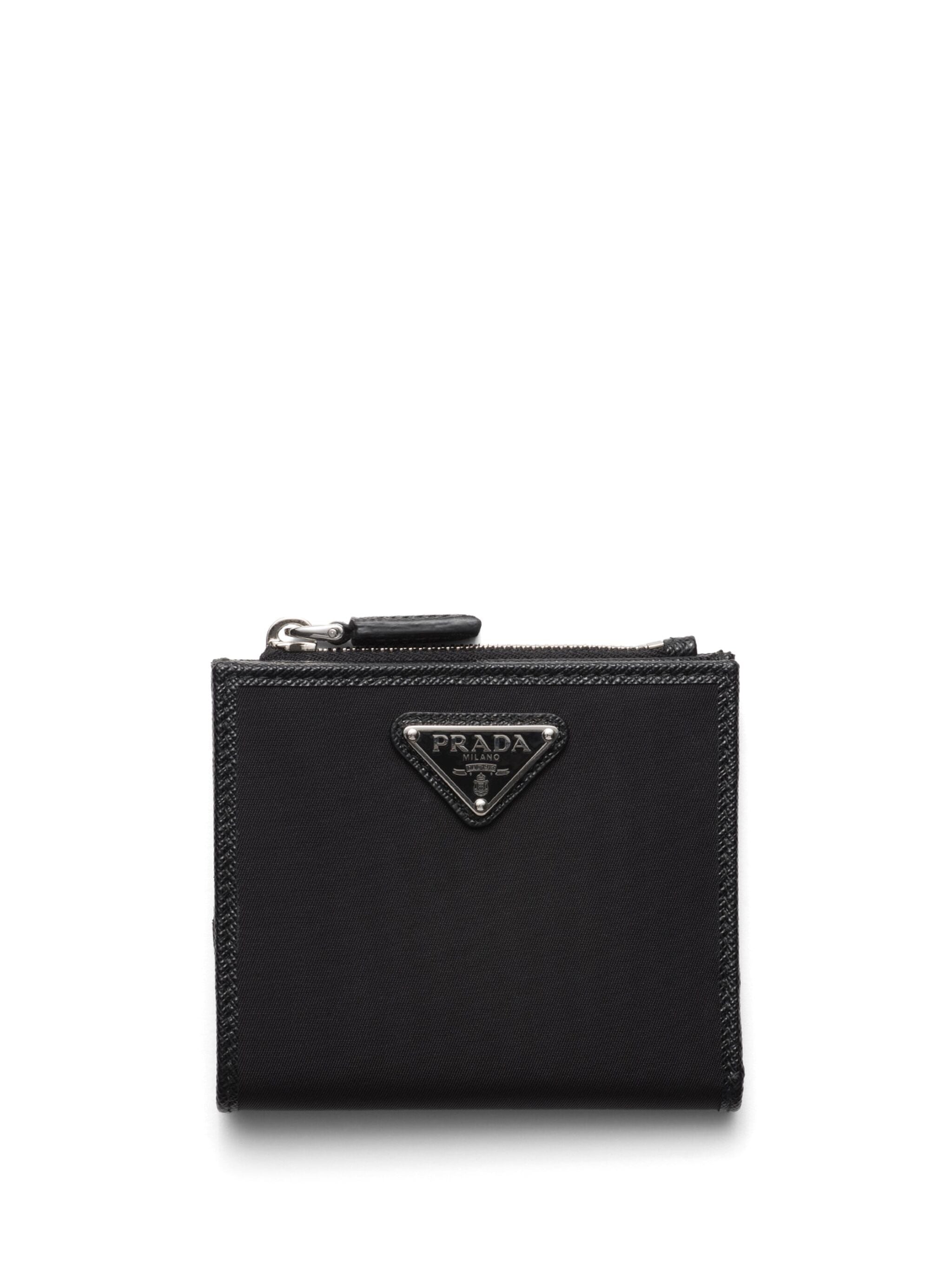 Prada Enamel Triangle Logo Wallet – Balardi