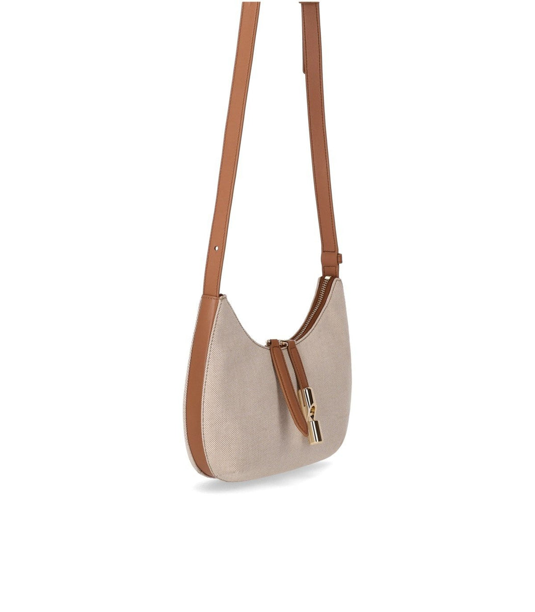 Furla Goccia S Natural Brandy Shoulder Bag | Balardi