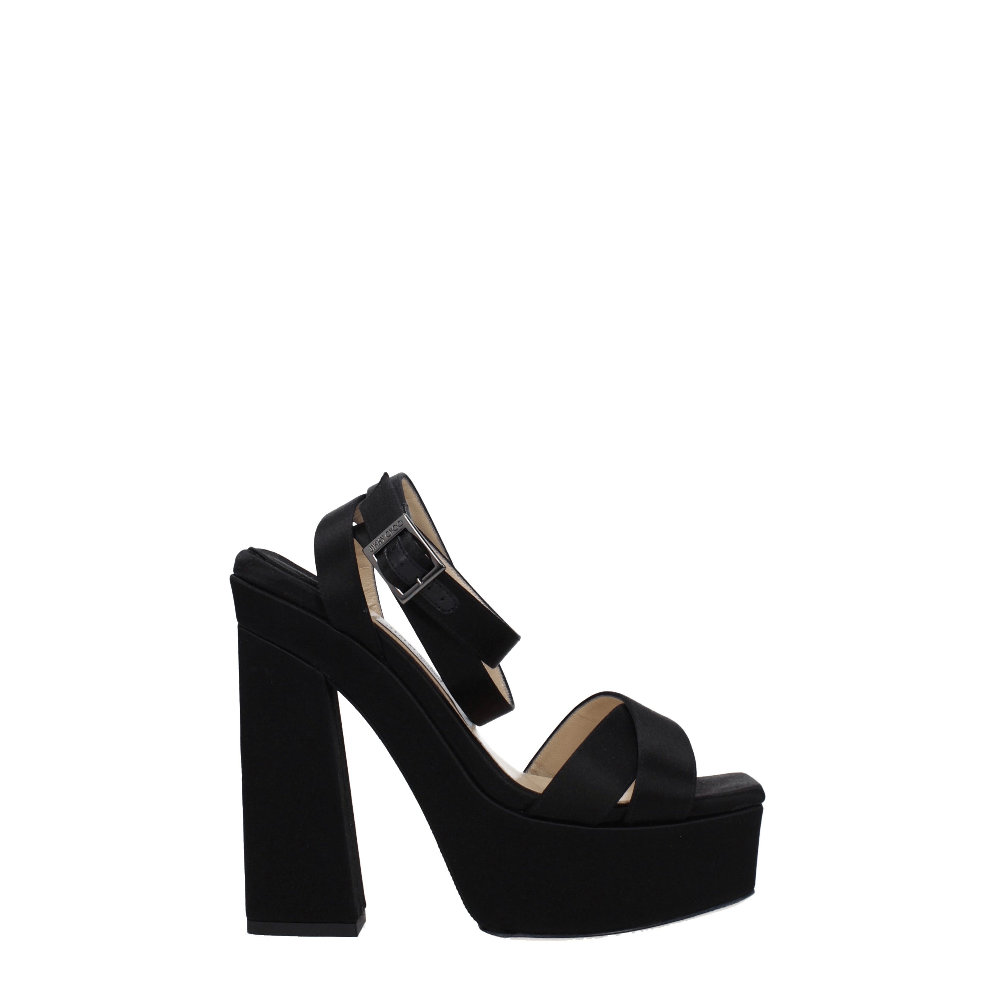 Jimmy Choo Sandali Gaia Donna Raso Nero – Balardi