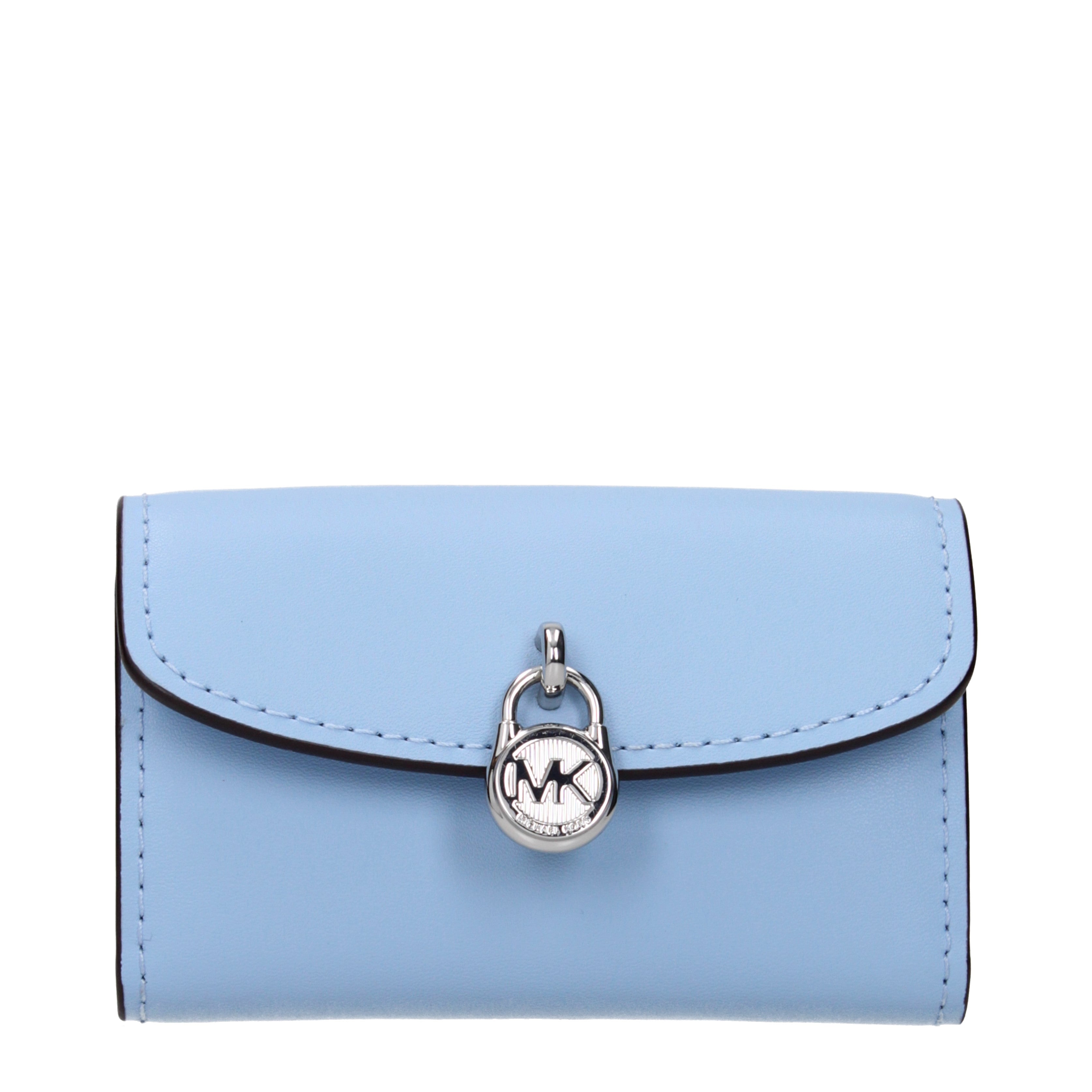 Michael Kors Lyra Women's Wallet Sky Blue/Soft Sky Leather – Balardi