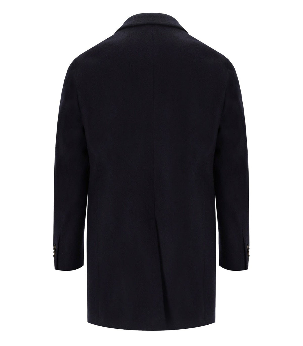 Manuel Ritz Blue Single Breasted Coat | Balardi