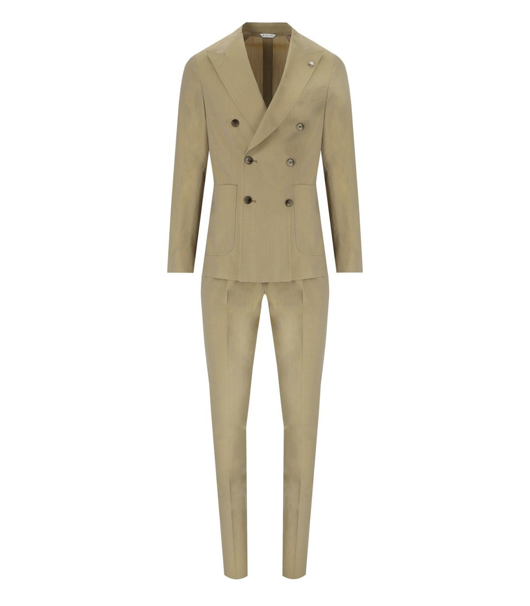 Manuel Ritz Green Double Breasted Suit | Balardi