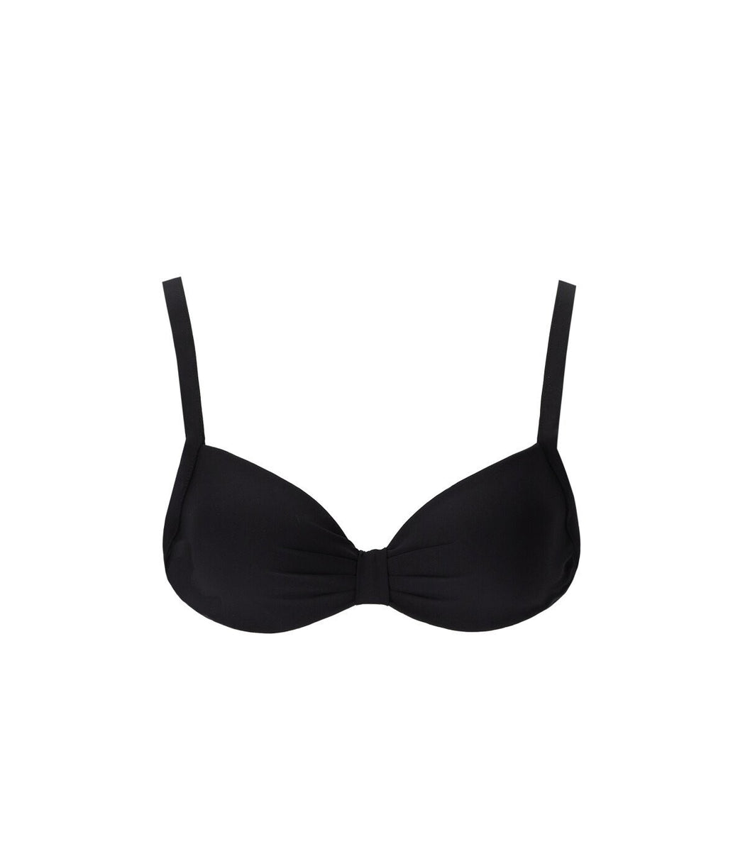 Max Mara Beachwear Ania Black Bikini Top | Balardi