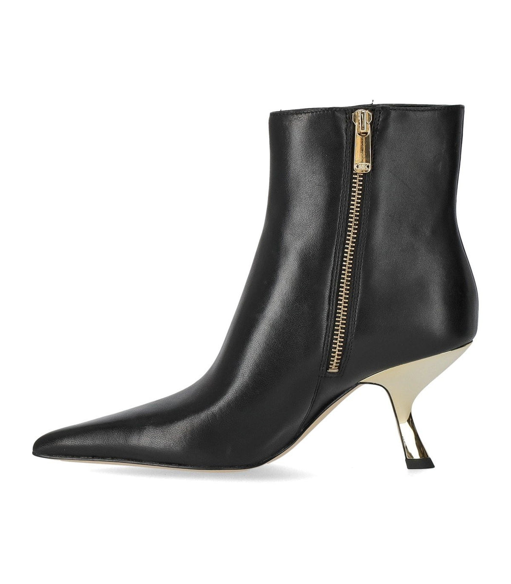 Michael Kors Luna Black Heeled Ankle Boot | Balardi