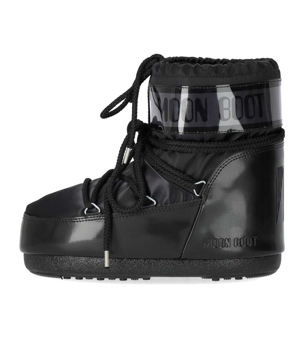 Moon Boot Icon Low Glance Black Snow Boot | Balardi
