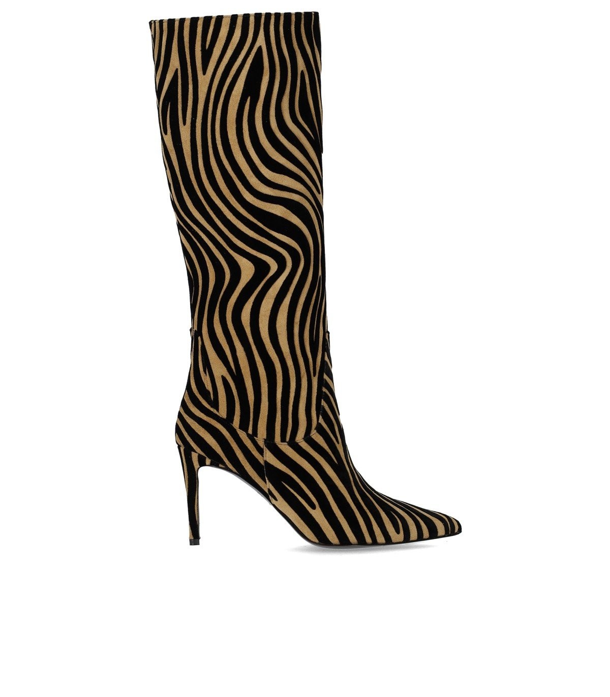 Ncub Bit Beige Zebra Print High Boot – Balardi