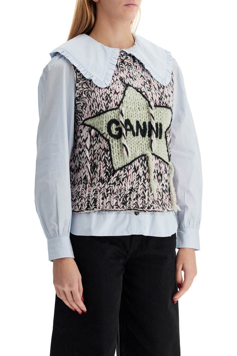 Ganni Woolen Vest With Inl | Balardi