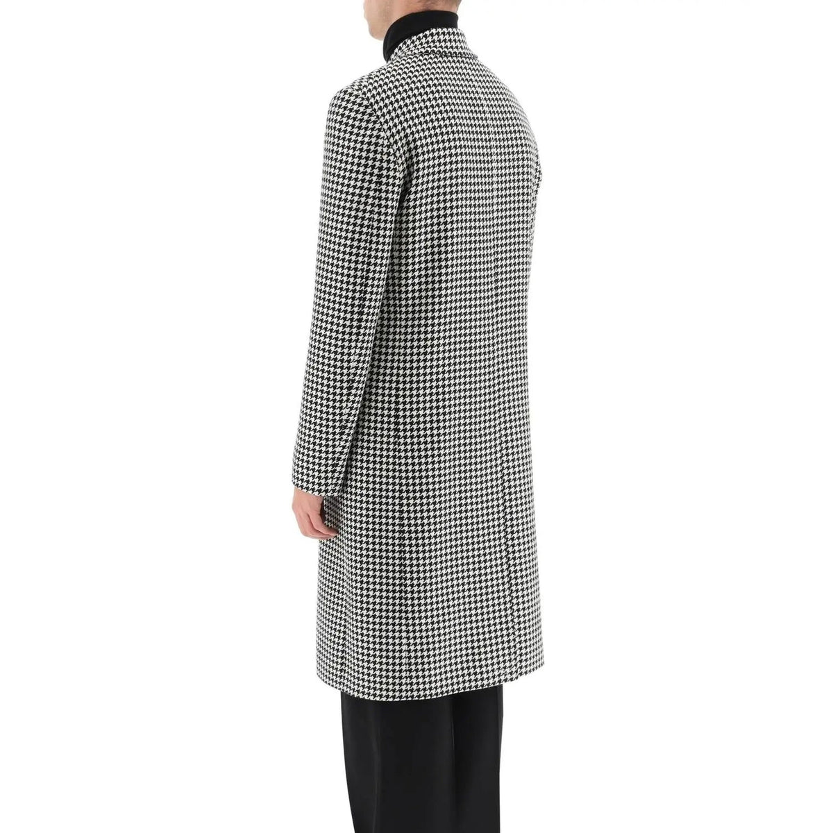 Alexander Mcqueen Pied De Poule Wool Coat | Balardi