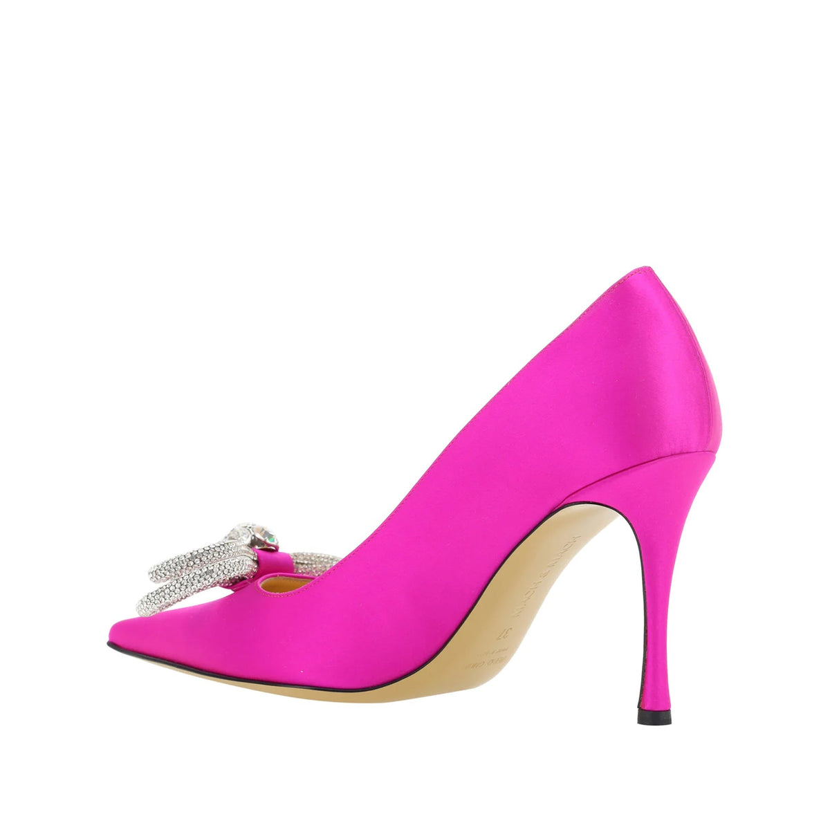 Mach & Mach Mach & Mach Double Bow Satin Pumps | Balardi