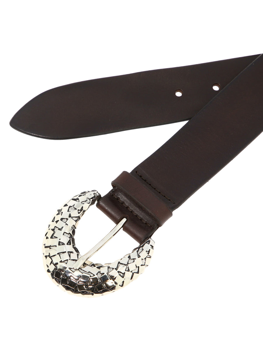 Orciani Belt With Silver Buckle | Balardi