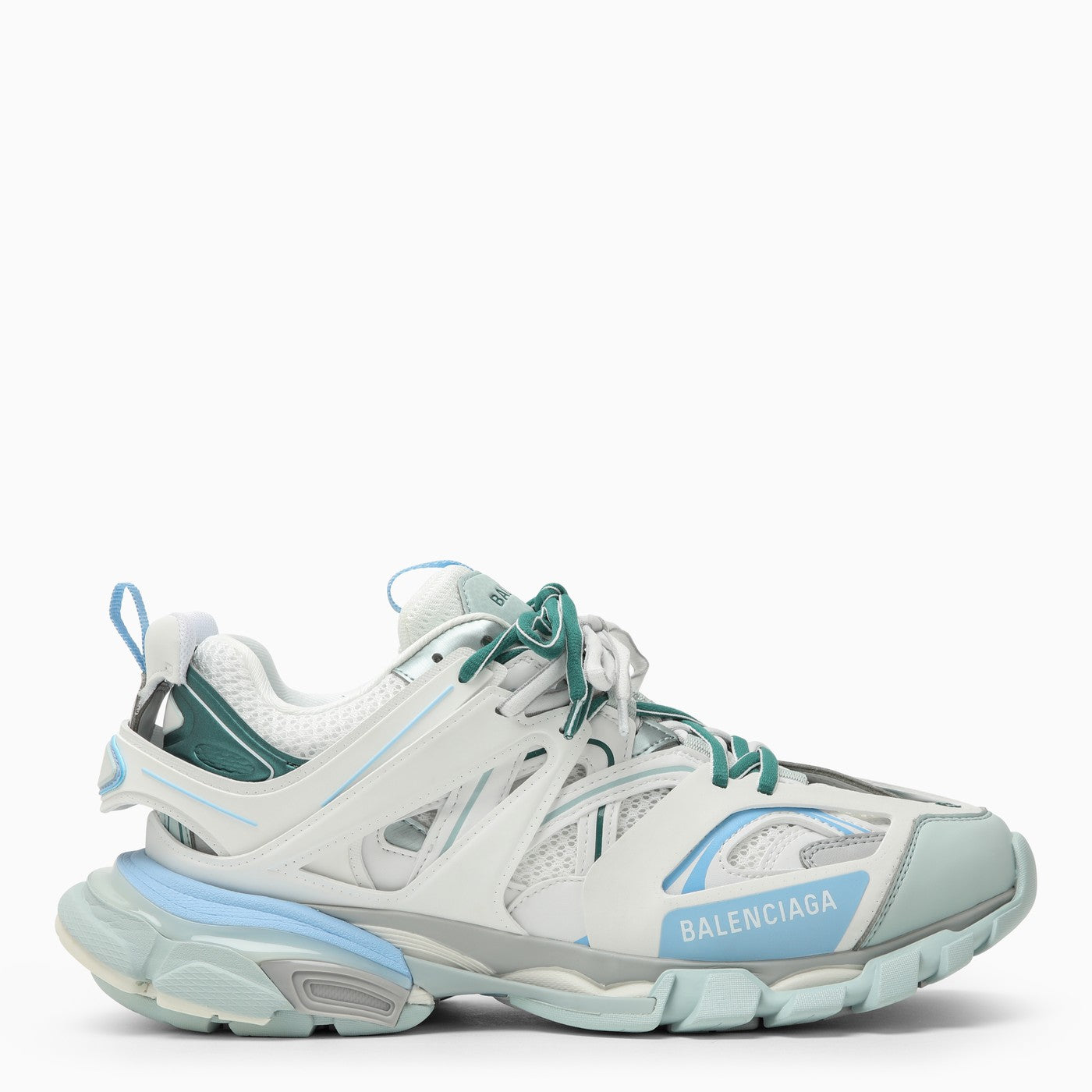 Balenciaga Track White/Blue/Grey Mesh And Nylon Trainer – Balardi