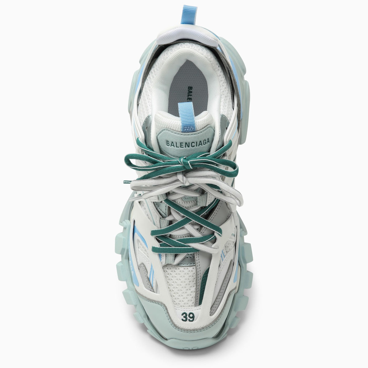 Balenciaga Track White/Blue/Grey Mesh And Nylon Trainer | Balardi