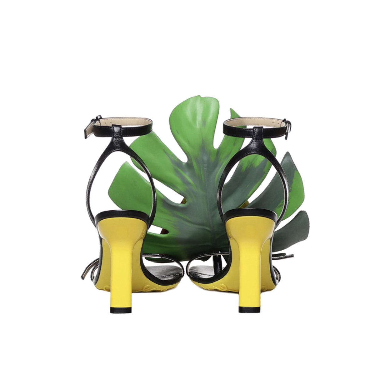 Loewe Petal Monstera Leather Sandals | Balardi