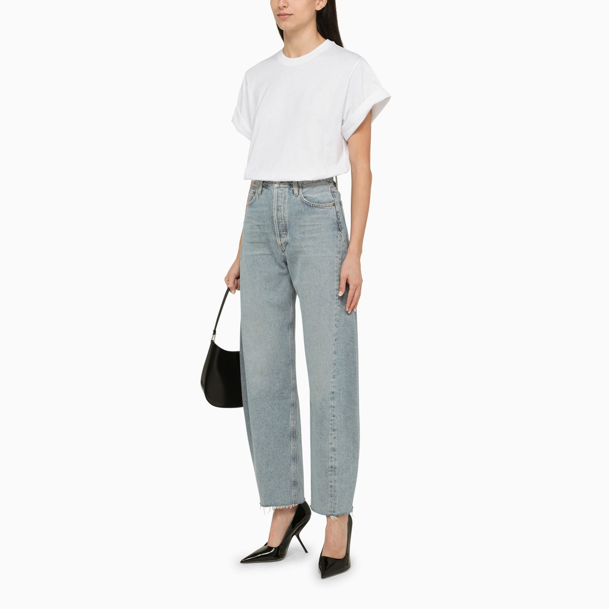 Agolde Light Blue Denim Balloon Jeans | Balardi